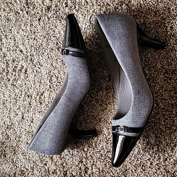 Marbella | Shoes | Marbella Gray Textile Patent Leather 85m Celeste New ...